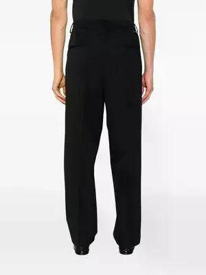 LOW BRAND Zeta Pleated Straight-leg Trousers