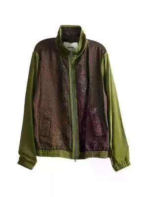 VOWELS Floral-print Panelled Jacket