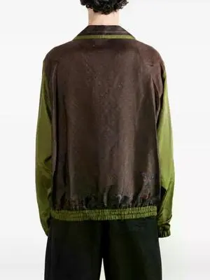 VOWELS Floral-print Panelled Jacket