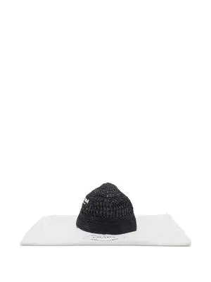 Prada Logo Crochet Bucket Hat