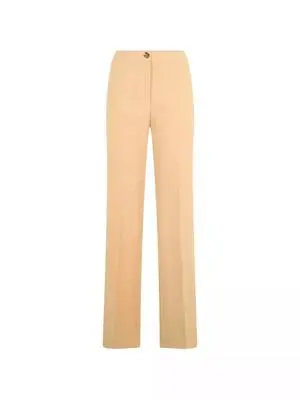 Moschino Pressed-crease Straight-leg Trousers