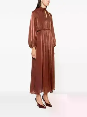 PHILIA LOFT Pleated Midi Dress