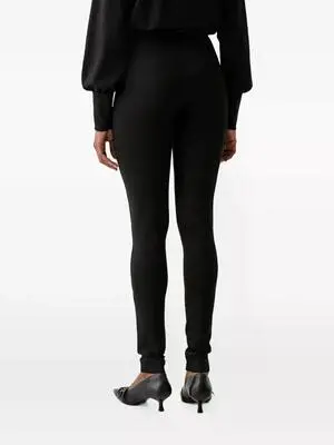 Patrizia Pepe Logo-plaque Slim-fit Trousers