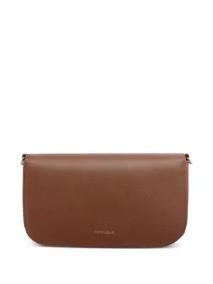 COCCINELLE Medium C-me Logo-plaque Pebbled-leather Shoulder Bag