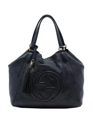 GUCCI 2016-2026 Medium Leather Soho Cellarius Tote Satchel