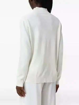 Fabiana Filippi Platinum High-neck Sweater - White