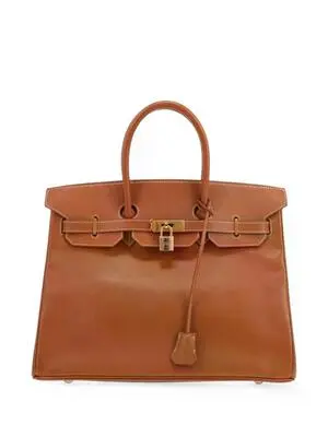 Hermès 1998 35 Birkin Tote Bag - Brown
