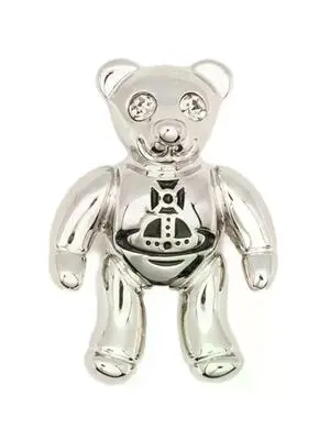 VIVIENNE WESTWOOD Ruby Teddy Bear Earrings