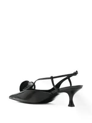 Cult Gaia Calla Floral-embellished Pumps