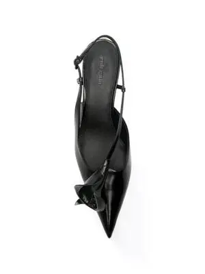 Cult Gaia Calla Floral-embellished Pumps
