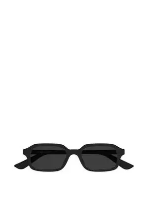 Alexander McQueen Geometric Frame Sunglasses - Black