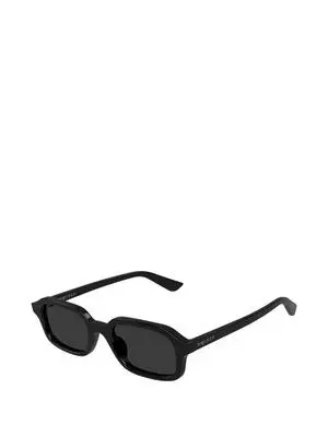 Alexander McQueen Geometric Frame Sunglasses - Black