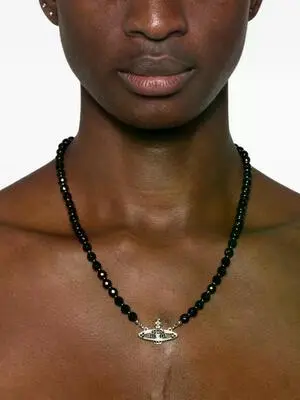 VIVIENNE WESTWOOD Messaline Orb Choker Necklace