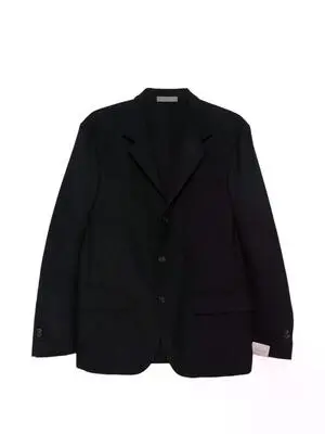 Corneliani Textured Single-breasted Blazer - Blue