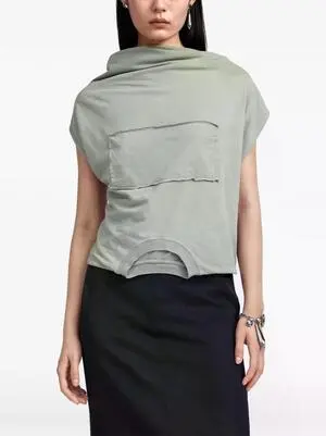MAISON MARGIELA Patch Twisted Top - Green