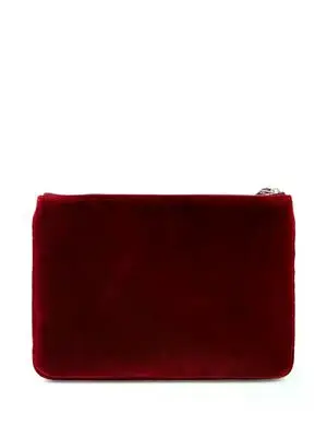 Valentino Garavani Vlogo Signature Crystal-embellished Clutch Bag