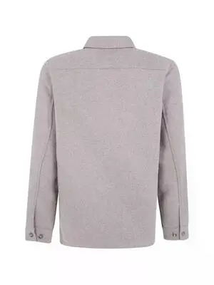 LES DEUX Wool Button-up Overshirt