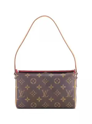 LOUIS VUITTON Recital Handbag Monogram Canvas Shoulder Bag - Brown
