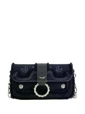 Zadig&Voltaire Kate Denim Wallet Bag - Blue