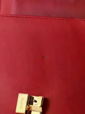 Gucci Sylvie Leather Small Shoulder Bag - Red