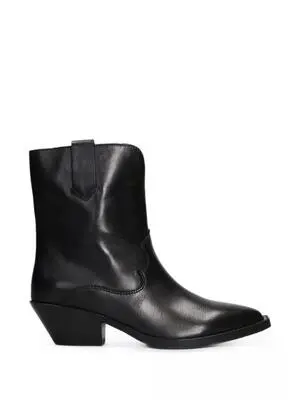 Ash Pointed-toe Leather Cowboy Boots