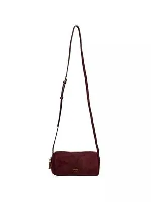 Khaite Suede Leather Shoulder Bag - Red