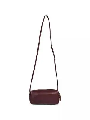 Khaite Suede Leather Shoulder Bag - Red