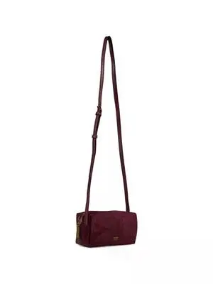 Khaite Suede Leather Shoulder Bag - Red