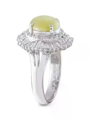 LB EXCLUSIVE Cat's Eye Chrysoberyl And Diamond Ring