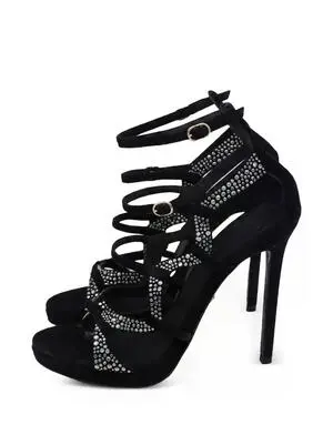Versace Crystal-embellished Gladiator Sandals