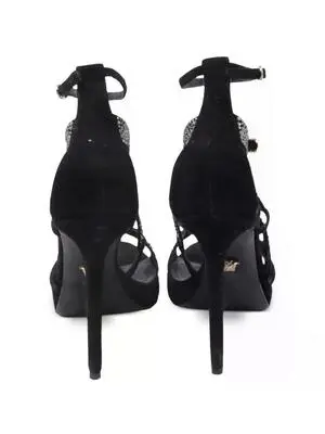 Versace Crystal-embellished Gladiator Sandals