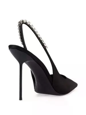 Paris Texas Lidia Crystal-embellished Slingback Sandals