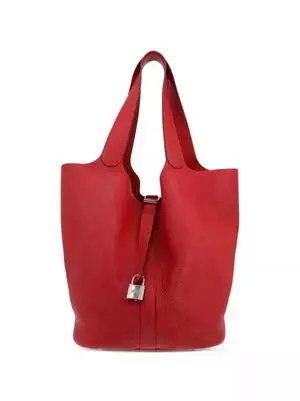 Hermès 2012 31 Picotin Lock Tote Bag - Red