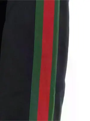 Gucci Silk Cotton Jersey Zip Jacket With Web - Blue