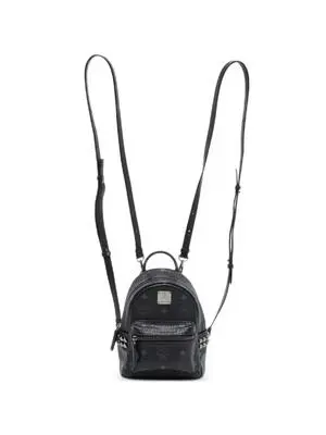 Mcm Mini Stark Bebe Boo Backpack - Black