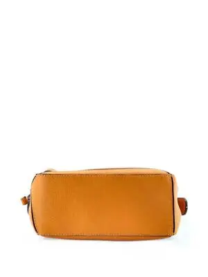 Loewe Puzzle Bag Leather Mini Crossbody Bag - Brown
