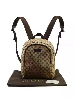 Gucci Gg Canvas Backpack