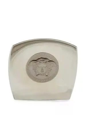 Versace Medusa Greca Square Dish - Silver
