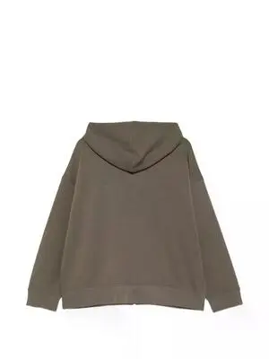 Max Mara Logo-drawstring Zip-up Hoodie