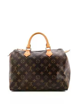 LOUIS VUITTON Speedy Handbag Monogram Canvas 30 Satchel