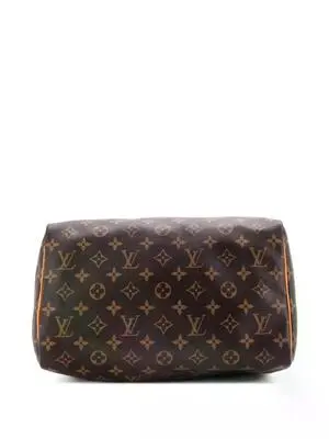 LOUIS VUITTON Speedy Handbag Monogram Canvas 30 Satchel