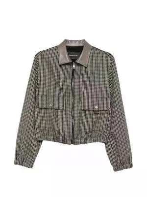 Fabiana Filippi Check-pattern Zip-up Jacket