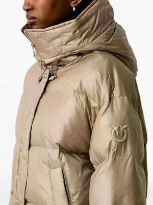 Pinko Technical Canvas Jacket With Hood