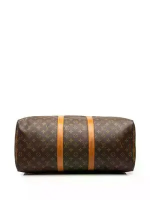 LOUIS VUITTON 1986 Monogram Keepall 50 Travel Bag - Brown
