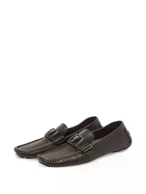 LOUIS VUITTON Monte Carlo Leather Loafers - Brown