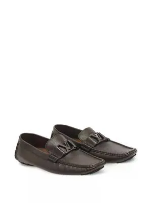 LOUIS VUITTON Monte Carlo Leather Loafers - Brown