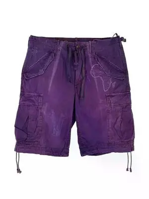 Ralph Lauren Printed Cargo Shorts - Purple