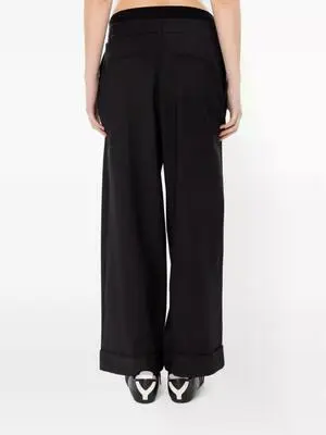 MEIMEIJ Pleated Turn-up Trousers