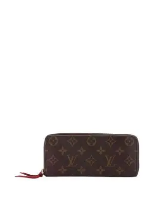 LOUIS VUITTON Clemence Wallet Monogram Canvas Small Wallets - Brown