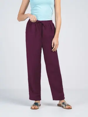 KETTLEWELL Tapered Linen Blend Trousers - Fig